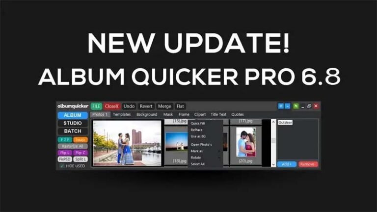 Album Quicker PRO V6.8 - Sangam jee Software